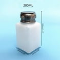 Metal Cap Push Down Empty Bottle Dispenser 200ML Portable Polish ...