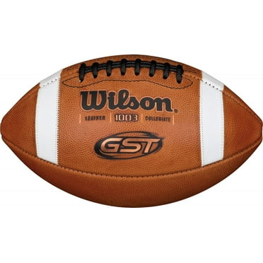 Wilson GST 1003 Composite Leather Game Football, Official Size ...