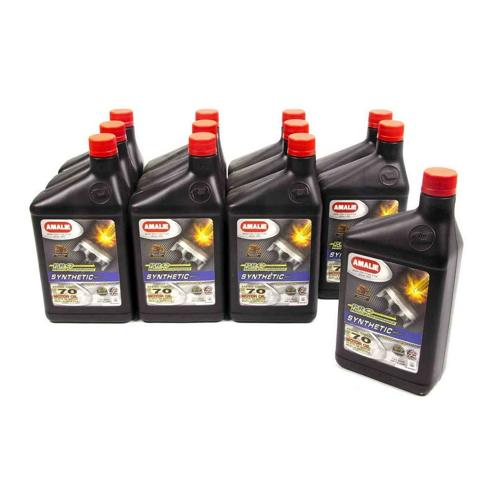 Amalie Motor Oil PRO HP Syn Blend 70 Oil Case 12x1Qt - Walmart.com ...