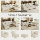 LLappuil Modular Sectional Sofa, U Shaped Oversize Modular Sectional ...