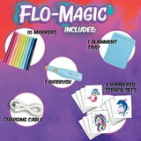 Flo-Magic Enchanted Series Kids Airbrush Marker Kit 25-Piece with ...
