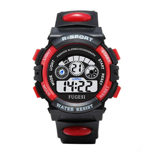 TQEHS Reloj electrónico digital para niños, resistente al agua, deportivo, LED, 9 Q0F6 | Bodega ...
