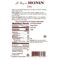 Monin Lime Drink Syrup, 1 Liter (01-0104) Category: Drink Syrups ...