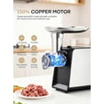 Electric Meat Grinder, Max 3200 Heavy Duty Stainless Steel Meat Grinder ...