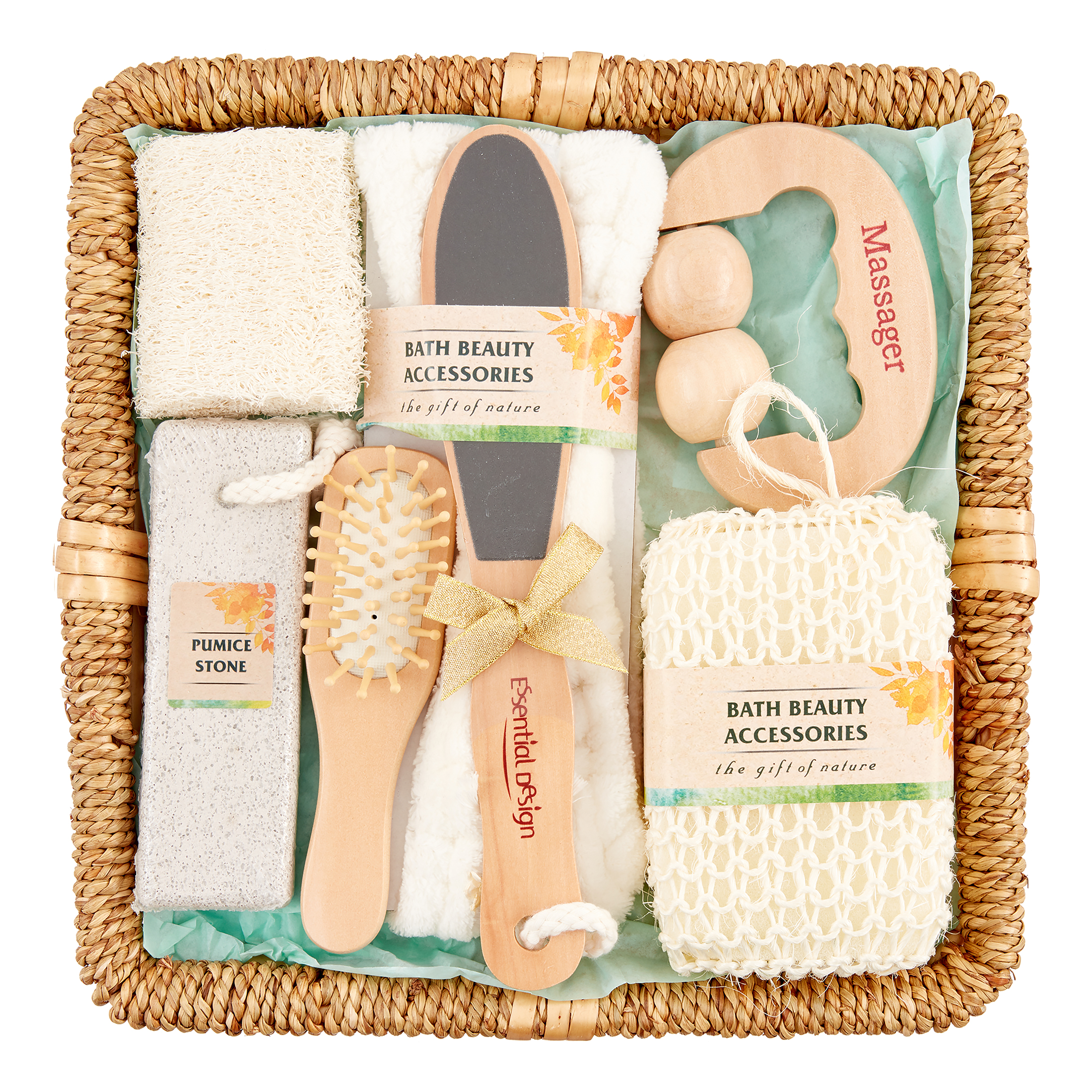 Essential Design Bath Beauty Accessories Gift Set 7 Pieces Walmart