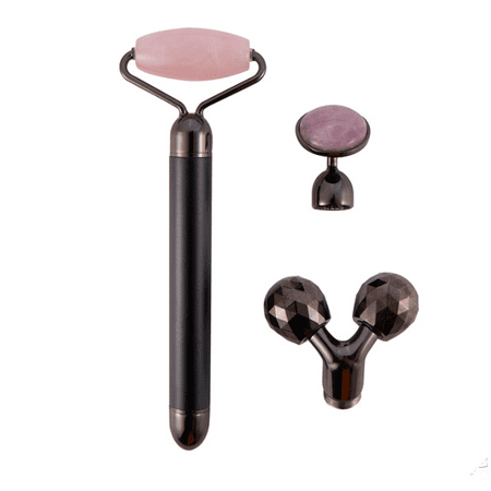 3 in 1 Face Roller Massager Waterproof 3D Roller Electric Sonic Energy ...