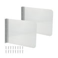 2Pcs Stainless Steel Guard Water Baffle, Commercial, Wall Mount Guard ...