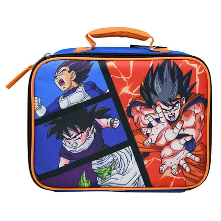 Dragon Ball Z Goku Anime Dual Compartment Insulated Lunch Tote Box ...