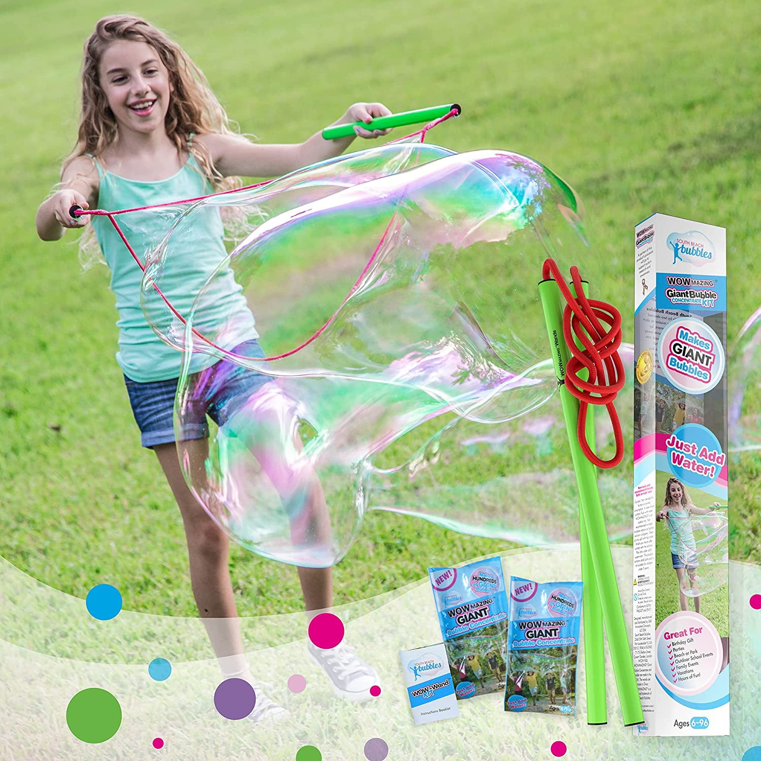 2 Giant Magic Bubble Wands - Walmart.com