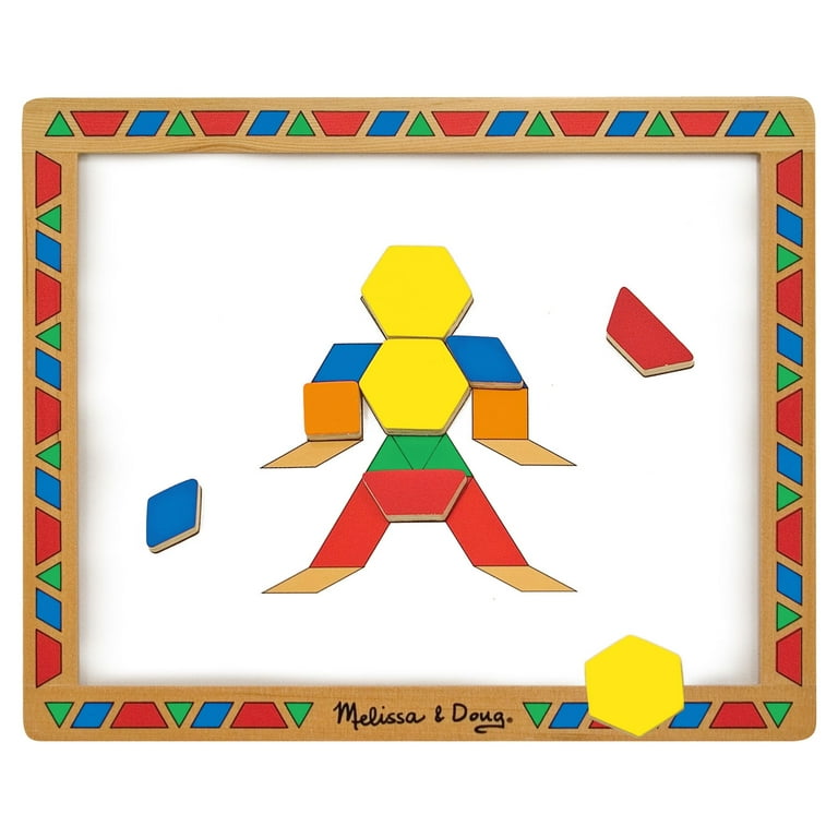 Melissa And Doug Pattern Block Cards Pattern Blocks Dieren Bundel