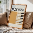 Affixzi Vintage Jazz Poster, Living Room Wall Art Decor, Unframed Paper ...