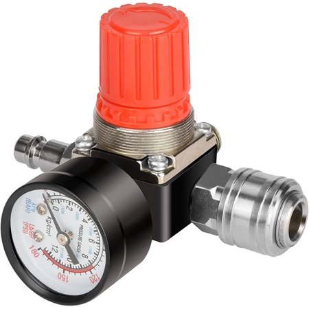 1/4" Compressed Air Reducer - EU Standard Pressure Reducer - 4 Holes ...