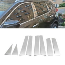 OMAC Window B Pillar Posts Door Trim Cover for Jeep Compass 2017-2025 S ...