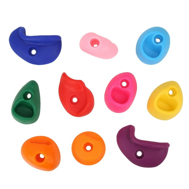 Safe To Use Multi-Colored Climbing Holds, Large Rock Wall Grips, Skin ...