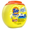 Tide Simply Pods Oxi Laundry Detergent Wash Capsulas, Refreshing Breeze ...