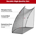 BouPower 10x7 FT Golf Practice Hitting Net, Portable Indoor Outdoor ...