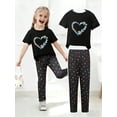 BOOMNY Toddler Girls Outfit Set 2 Peice Clothes Set for Girl Short ...