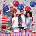 4th of July Party Decorations Paper Lanterns, Red White Blue Patriotic ...