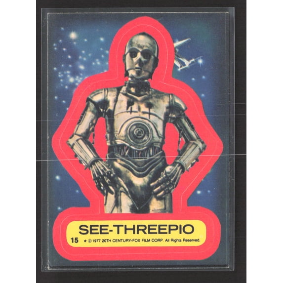 1977 Topps Star Wars Stickers Sticker #15 - Walmart.com