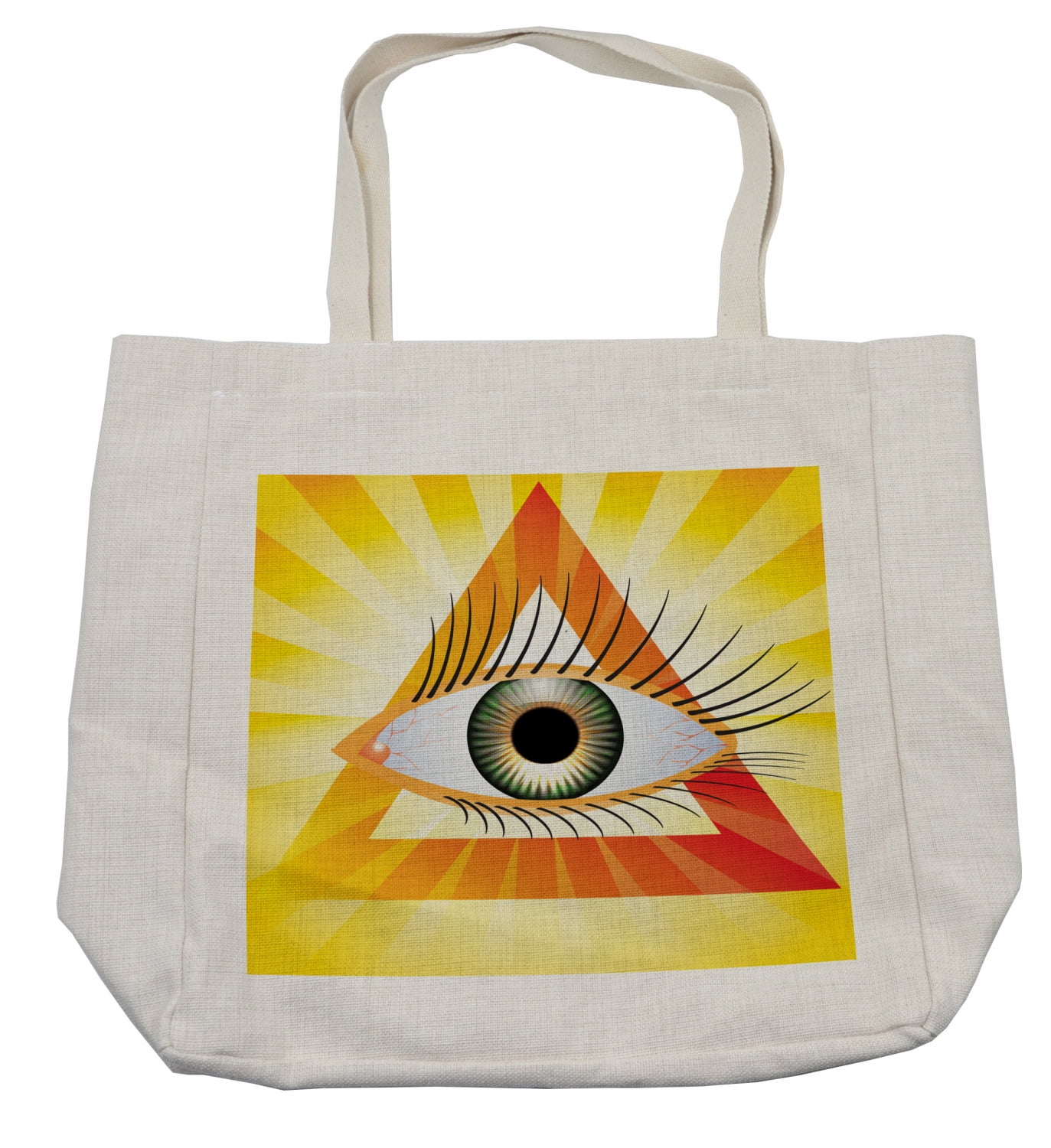 Eye Shopping Bag, Powerful Sight of All Seeing Eye Displayed in a ...