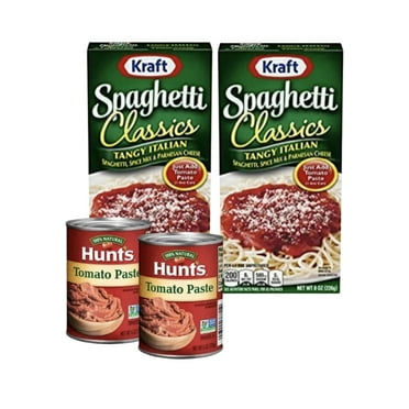 (8-Pack) Kraft Tangy Italian Spaghetti Classics, Single Box Cheese ...