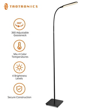 SUNMORY Floor Lamp with Table, Lamps for Living Room with USB Port ...