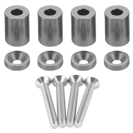 Peggybuy Billet Aluminum Racing Car Hood Vent Spacer Riser Kits M6x45 ...