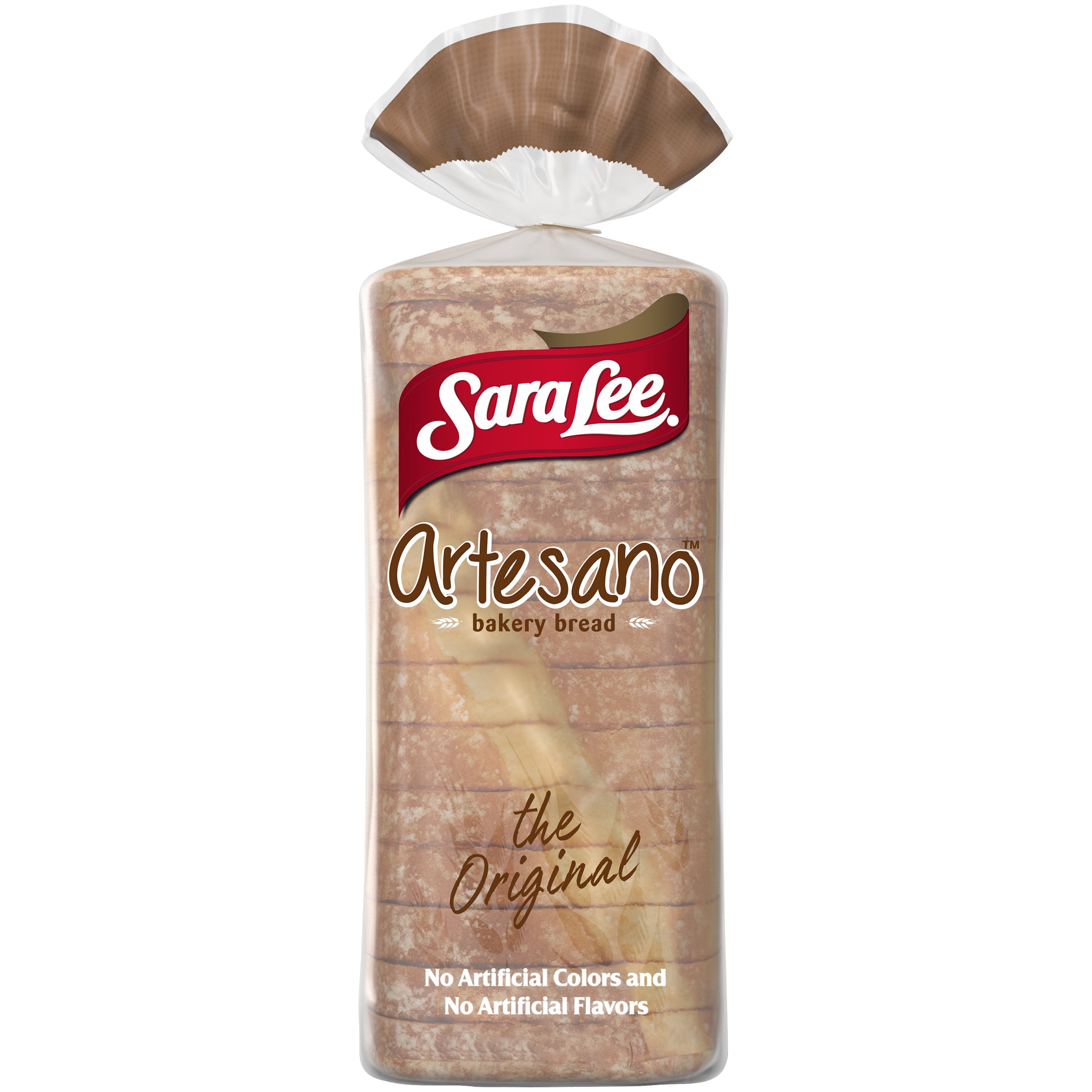 Sara Lee Artesano Original Flavor Bakery Bread, No Artificial Colors or ...