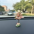 NIUBWJL Car Center Console Decoration Simulation Flower Tree ...