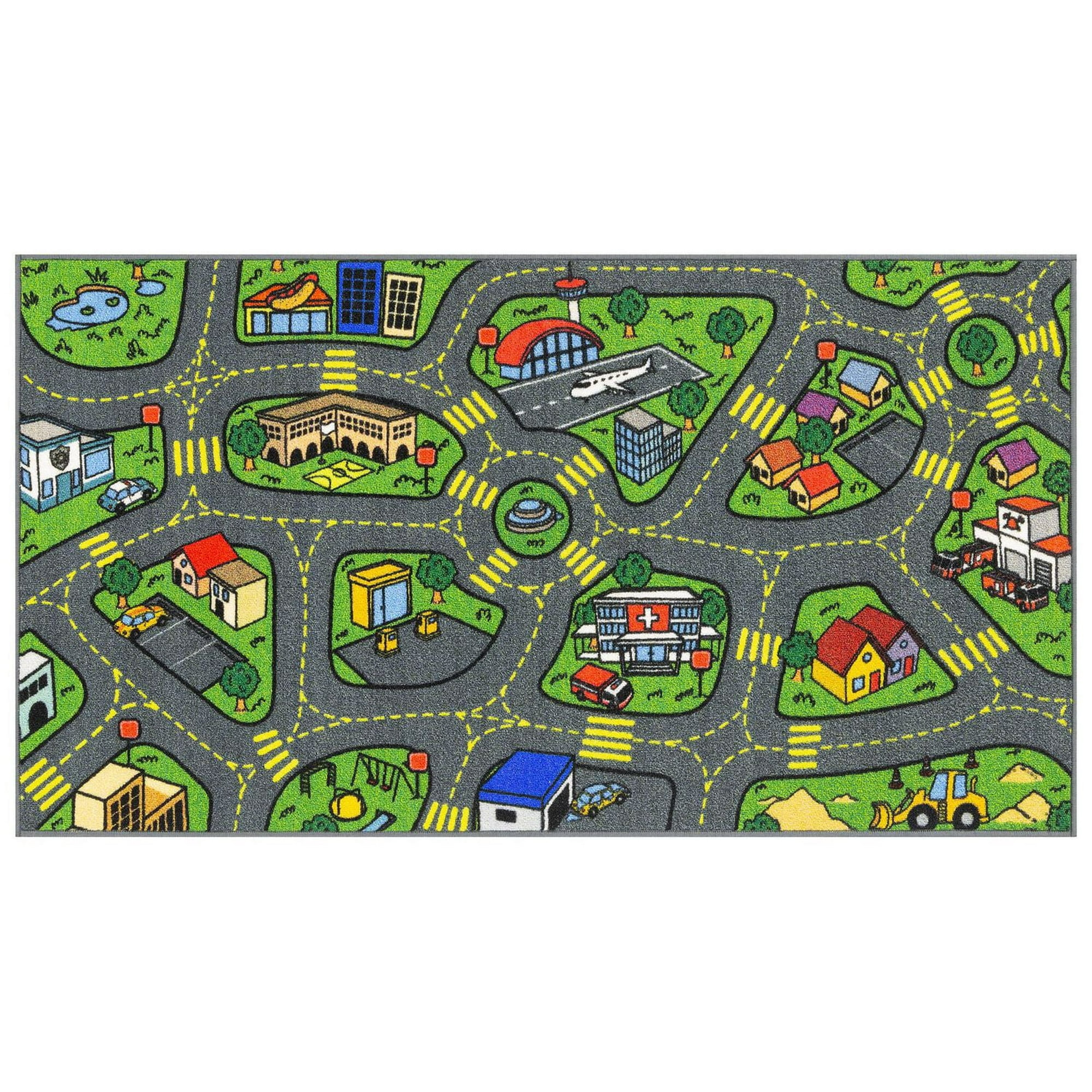 Click here for Jungtier Fun Time Retro City Traffic Car Road Map... prices