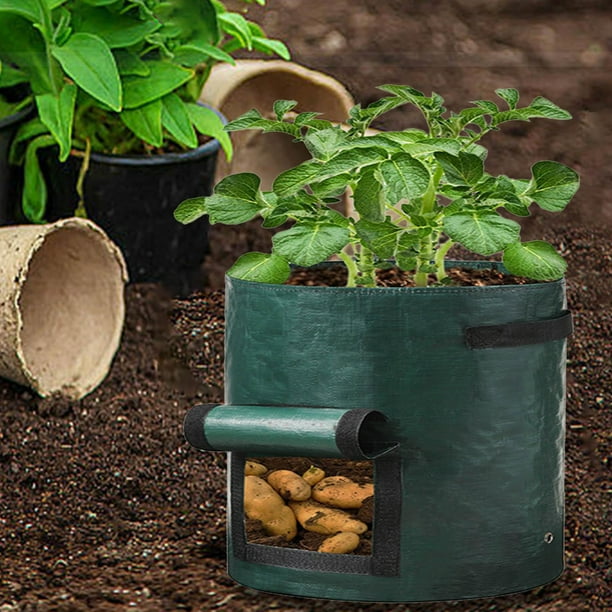 Plant Growing Bags Potato Planting Bag Drainage Holes Vegetable Bags ...