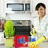 Brillo Steel Wool Soap Pads Smaller Size Original Reusable Non-Scratch ...