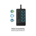 Sabrent Laptop USB 3.0 Hub, 4-Port Splitter with Individual LED Power ...