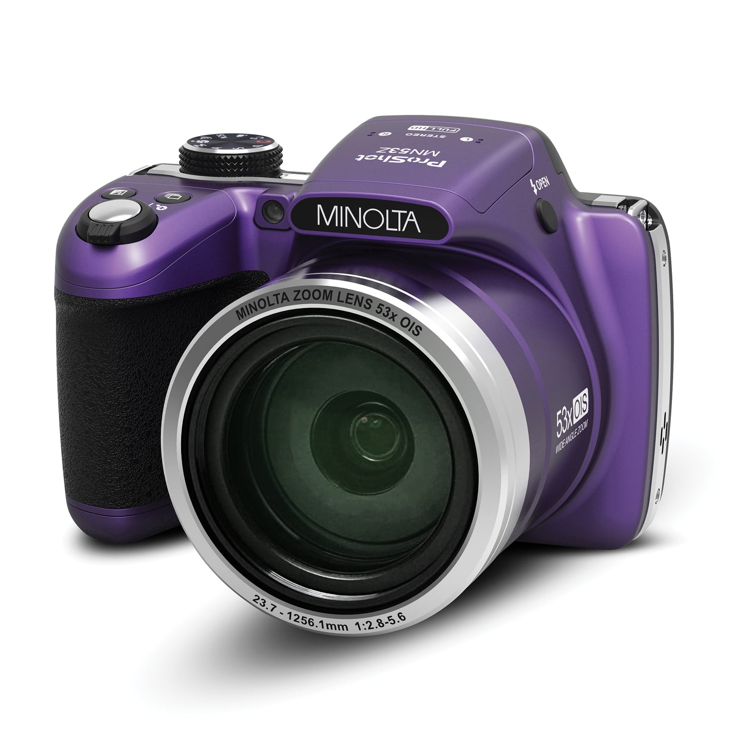 Konica Minolta MN53Z-P 16.0-Megapixel 53x Zoom Bridge Camera (Purple ...