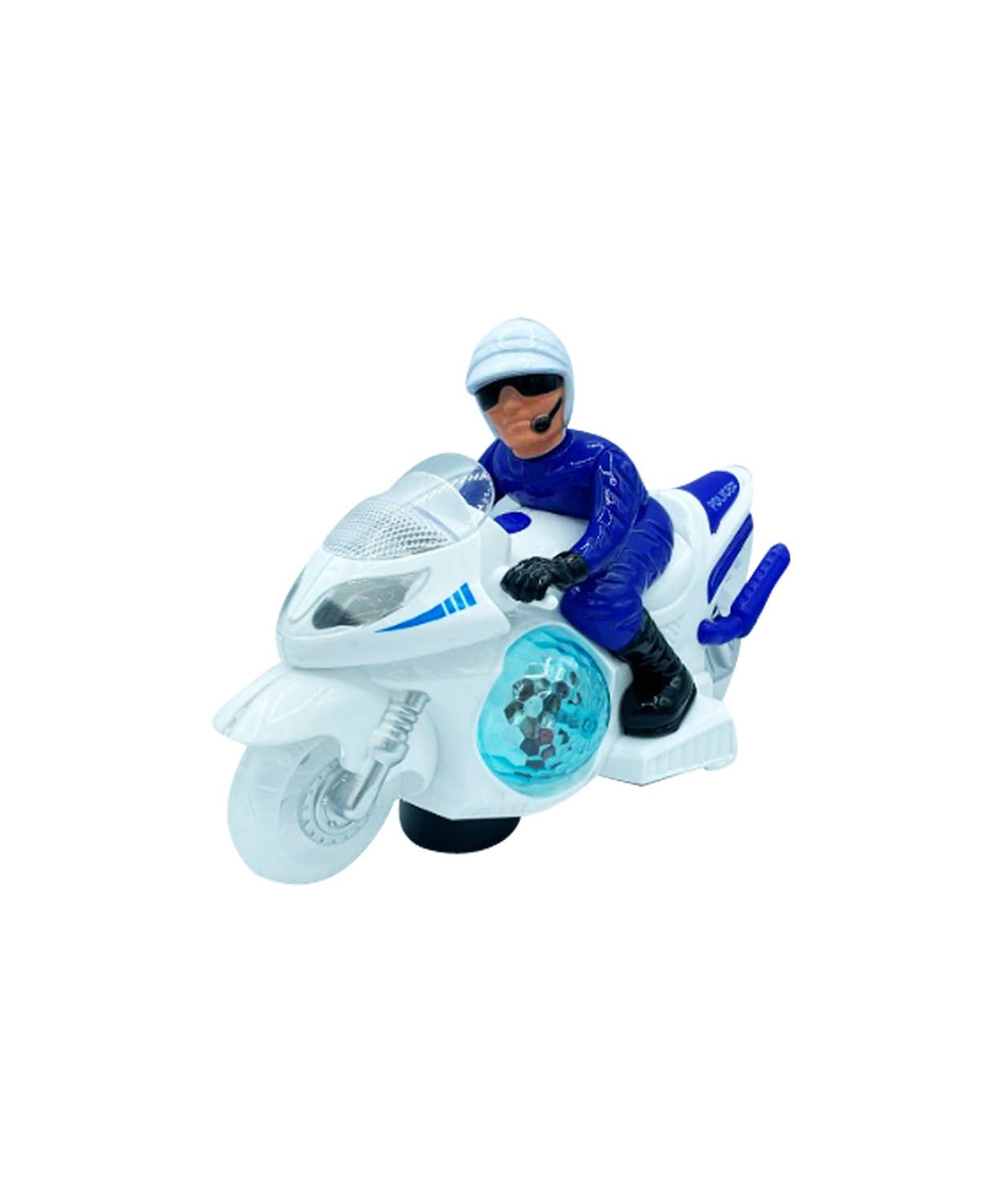 Electronic Police Motorcycle Toy Kids- Bump-N-Go Actions - Walmart.com