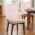 4 Pack Pink Ombre Chair Back Covers Modern Gradient Solid Color ...