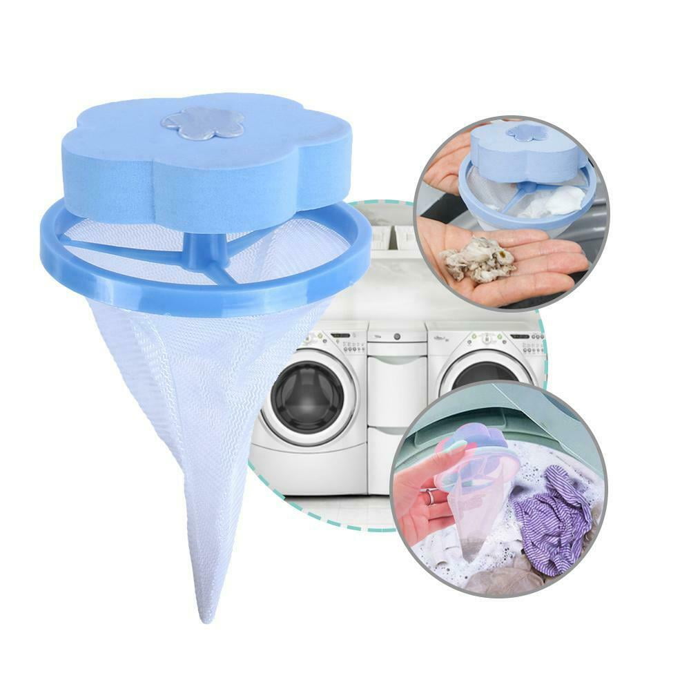 SPRING PARK Flower Washing Machine Hair Removal Clean Net Bag Floating ...