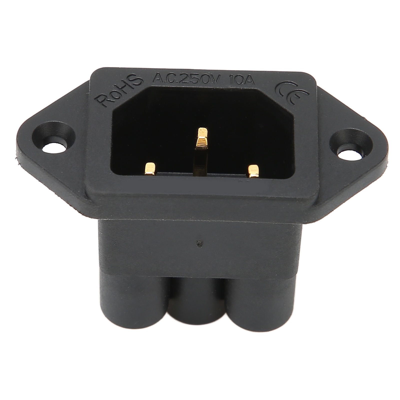 Toma de corriente IEC, conector IEC Monosaudio IB70(G) Toma de conector ...