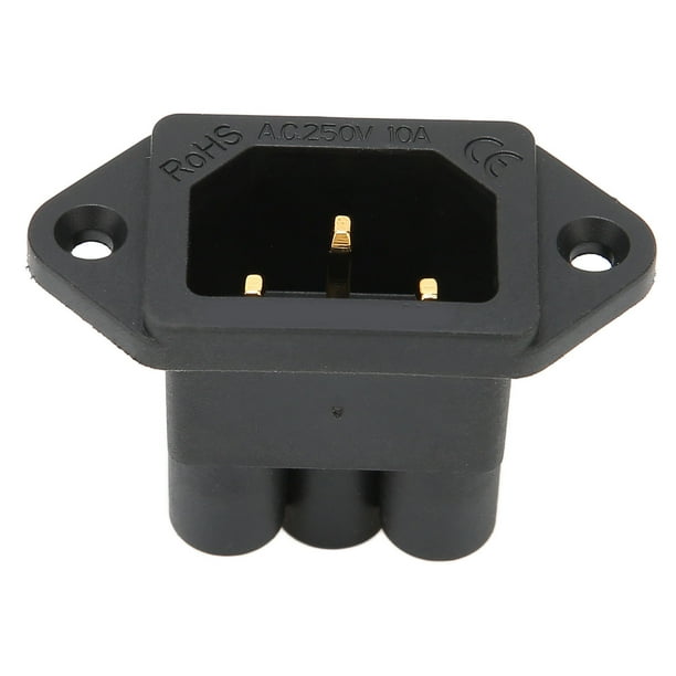 Toma de corriente IEC, conector IEC Monosaudio IB70(G) Toma de conector ...