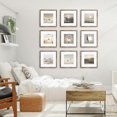 12x12 Picture Frame Sef of 10, Display Pictures 8x8 with Mat or 12 x 12 ...
