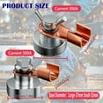 Large Welding Ground Magnet Clamp, Heavy Duty Suction Magnet Head with ...