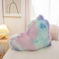 Faux Fur Reading Pillow Bed Wedge Large Adult Children Backrest with ...