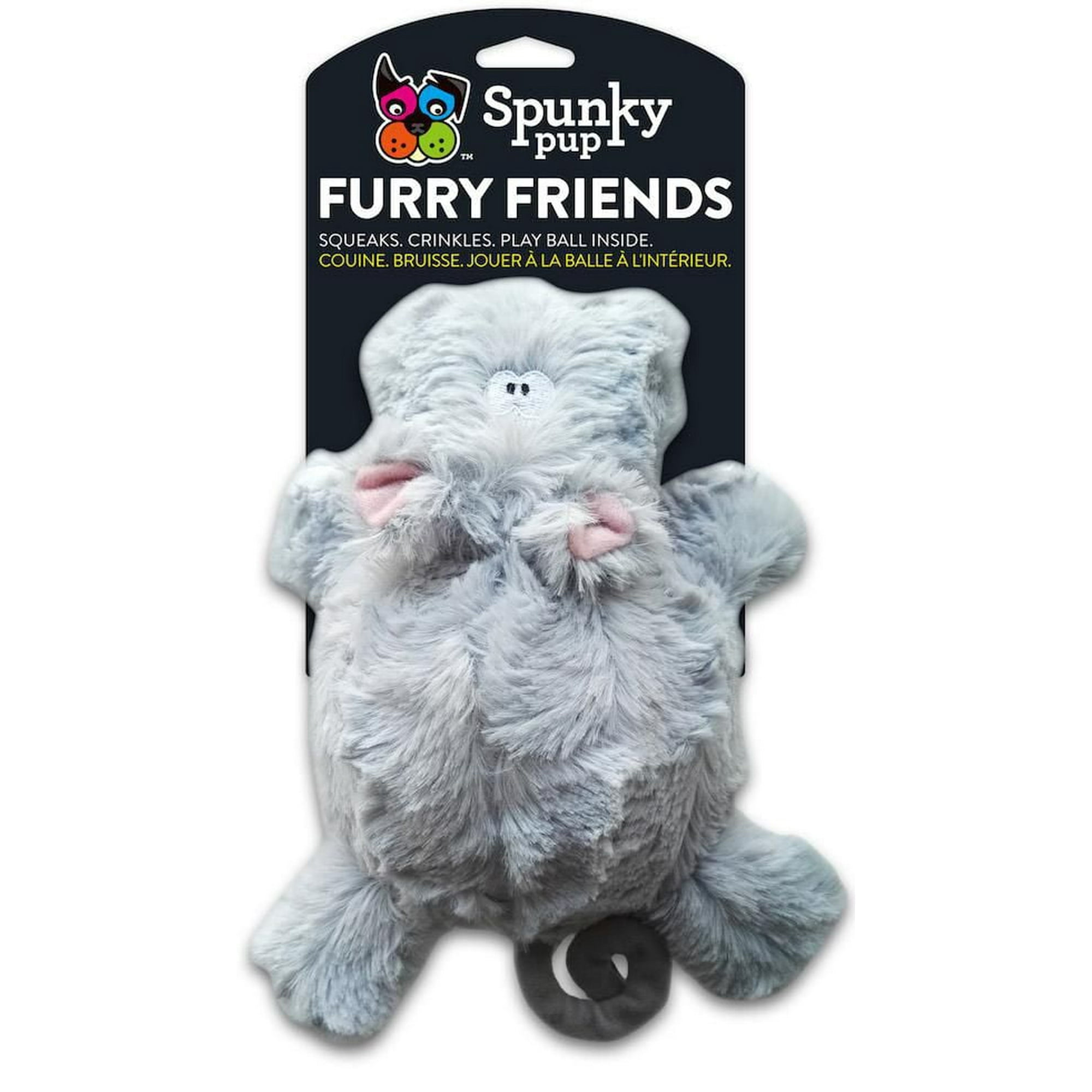 Click here for Spunky Pup Furry Friends Plush Dog Toy prices