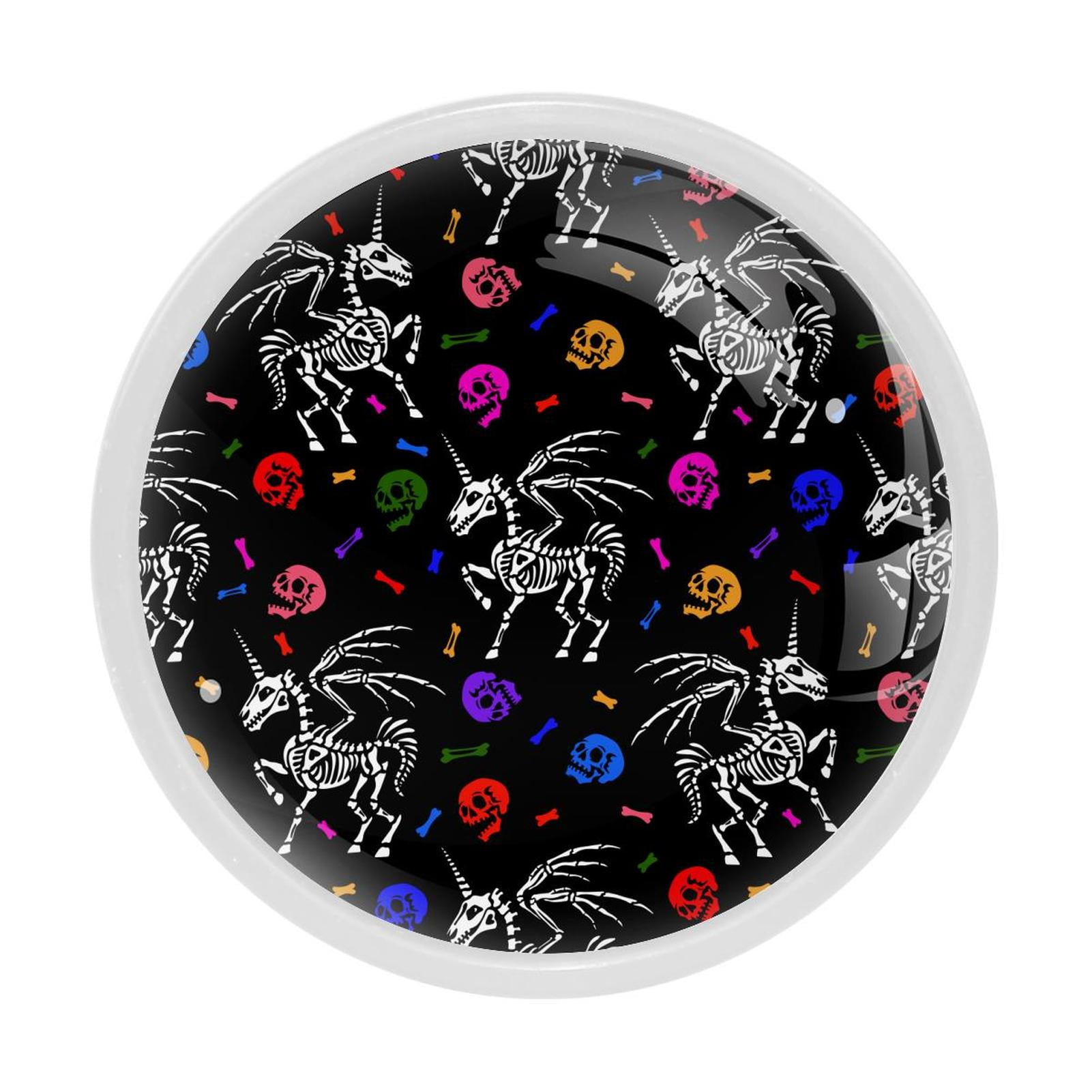 4 Pcs Skeleton of a Pegasus Knobs for Kitchen Cabinet Cupboard Dresser ...