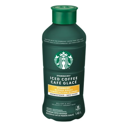 Starbucks Iced Coffee Light Roast Blonde 1.42 L, Bottle, 1.42L - Walmart.ca