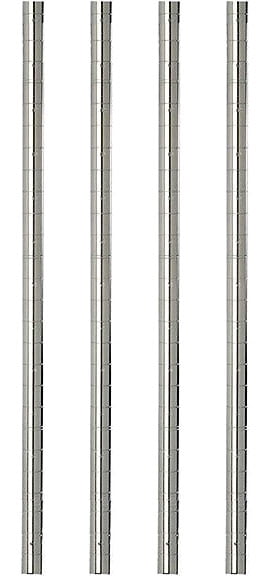 4 Pack of 7" High Stainless Steel Poles - Walmart.com
