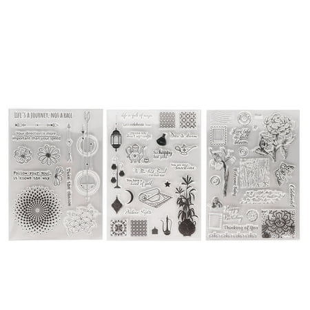 DIY Transparent , Paper Crafts Clear Imprint Recyclable Clear For ...