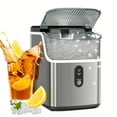 Countertop Nugget Ice Maker, 26/35 Lbs Daily Output, Multi-Ice Shapes ...