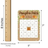 Big Dot of Happiness Pumpkin Patch - Bingo Cards and Markers - Fall ...