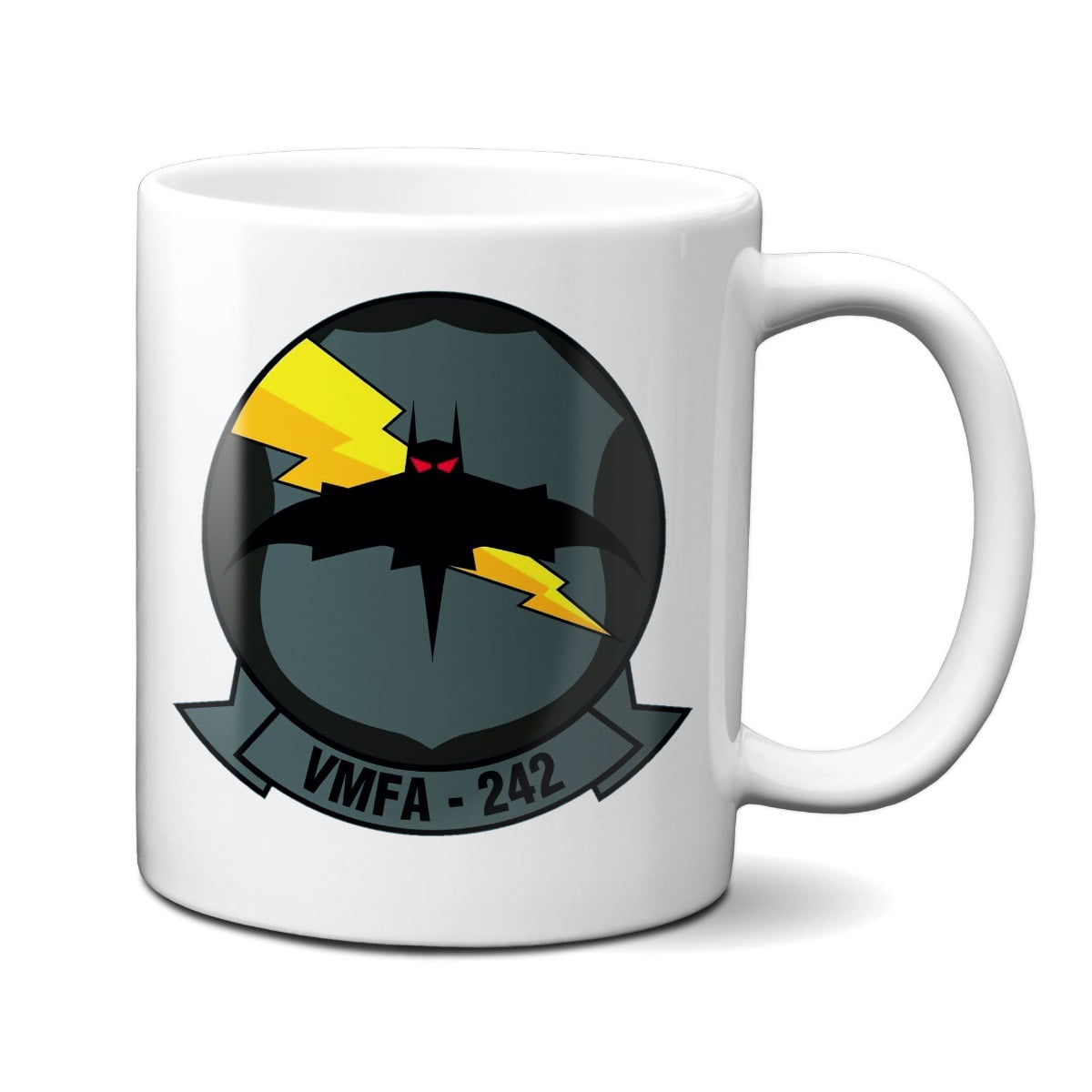 VMFA(AW)-242 "Bats" Squadron Logo 11oz Mug - Walmart.com